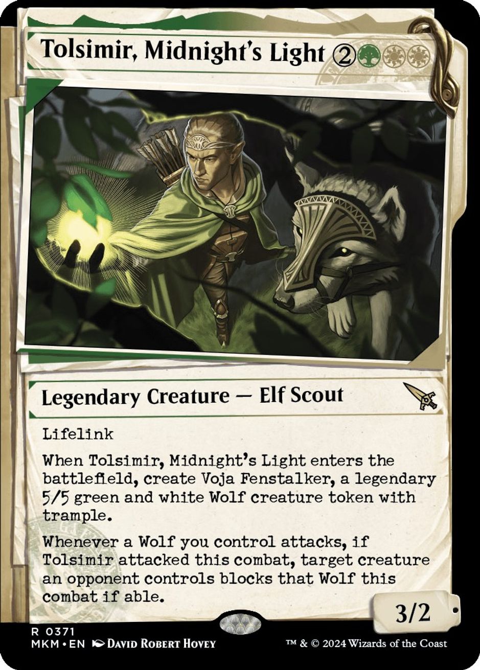 Tolsimir, Midnight's Light (Showcase) - Murders at Karlov Manor - Magic ...