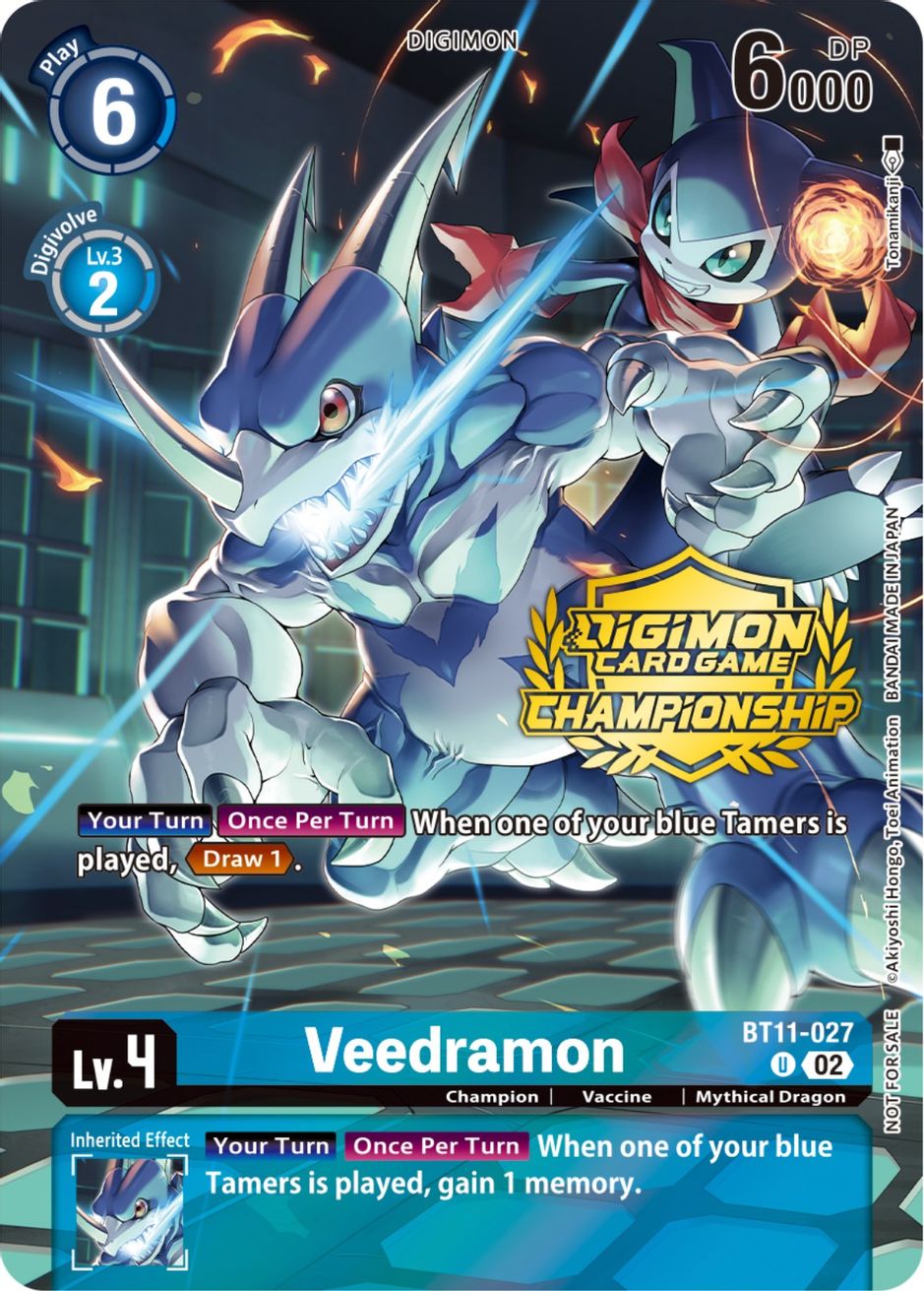 Veedramon (Championship 2023 Tamers Pack) - Dimensional Phase - Digimon ...