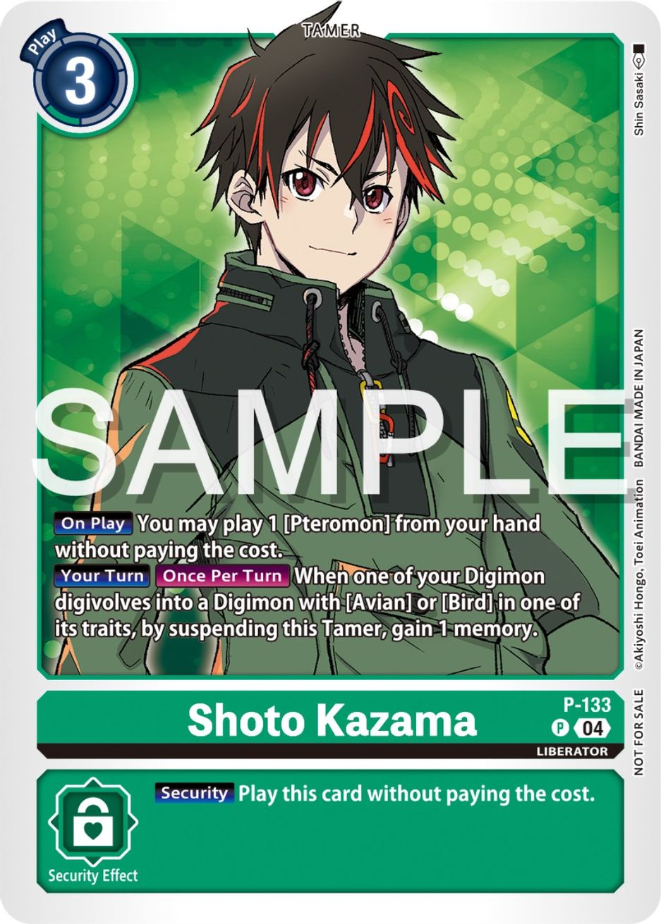 Shoto Kazama (Digimon Liberator Promotion Pack) - Digimon Promotion ...