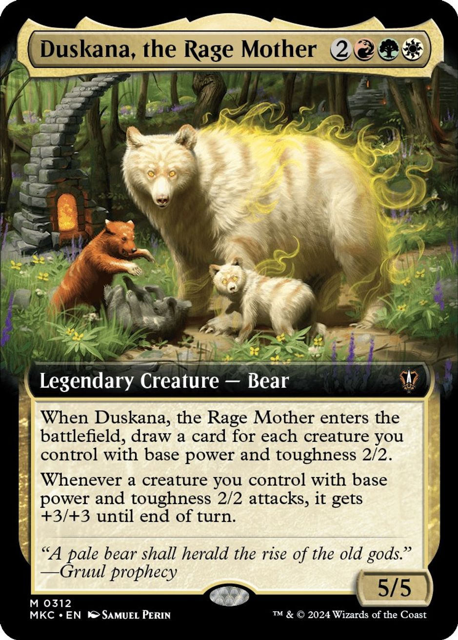 Duskana, the Rage Mother (Extended Art) - Commander: Murders at Karlov ...