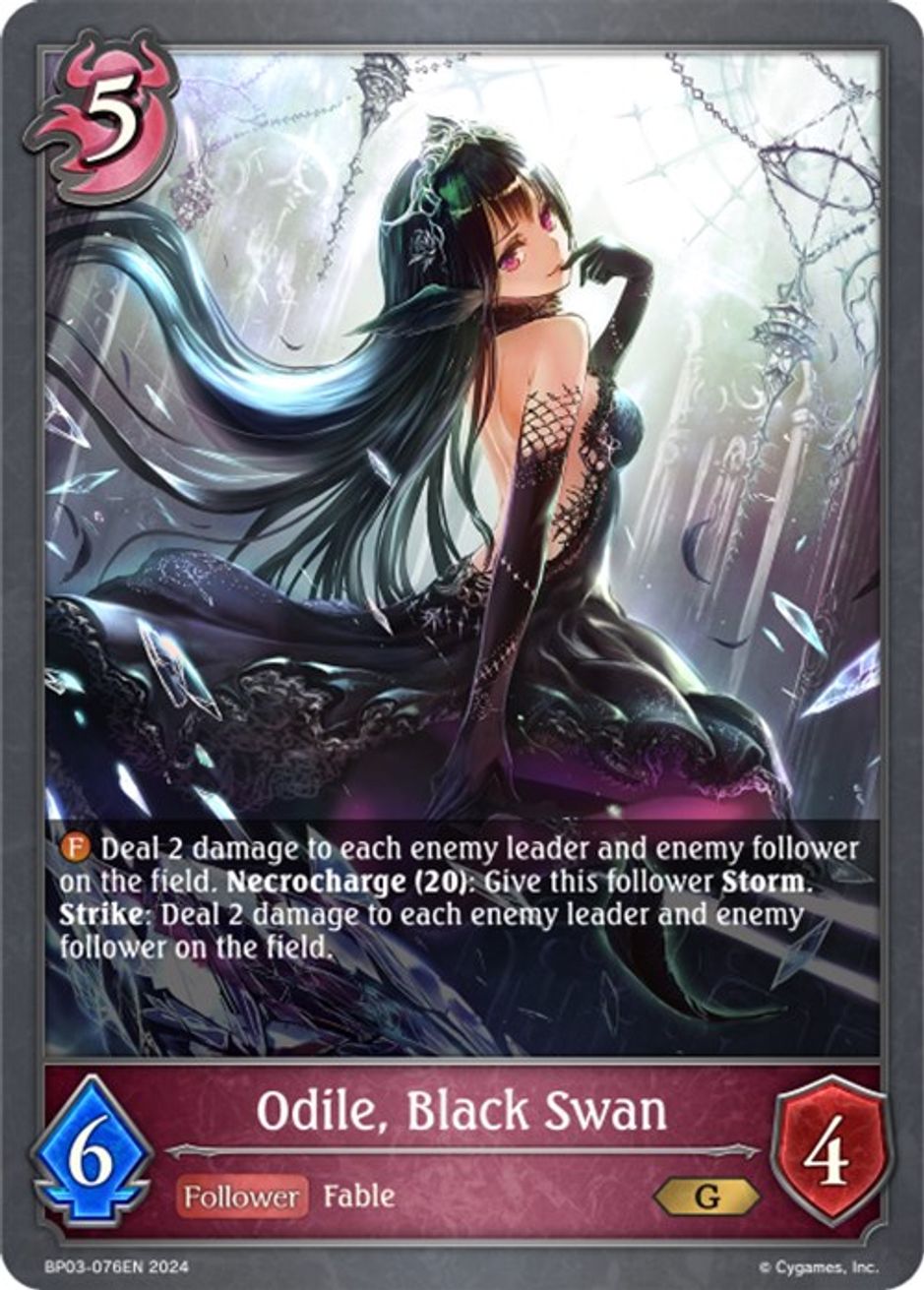 Odile, Black Swan - BP03: Flame of Laevateinn - Shadowverse: Evolve