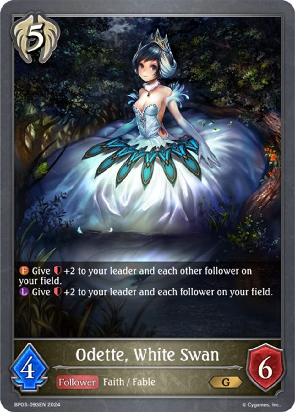 Odette, White Swan - BP03: Flame of Laevateinn - Shadowverse: Evolve