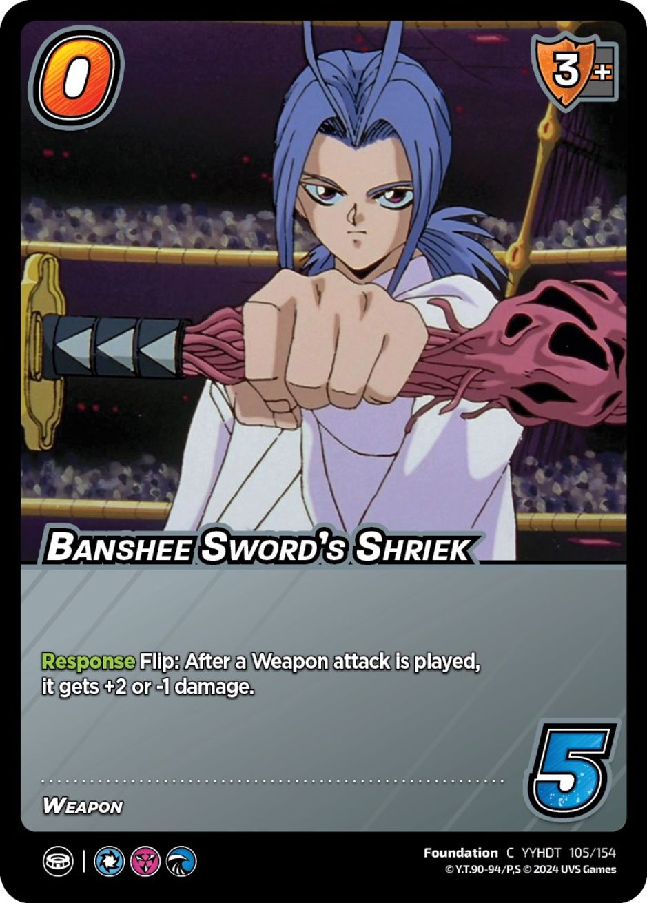 Banshee Sword's Shriek - Yu Yu Hakusho: Dark Tournament - UniVersus