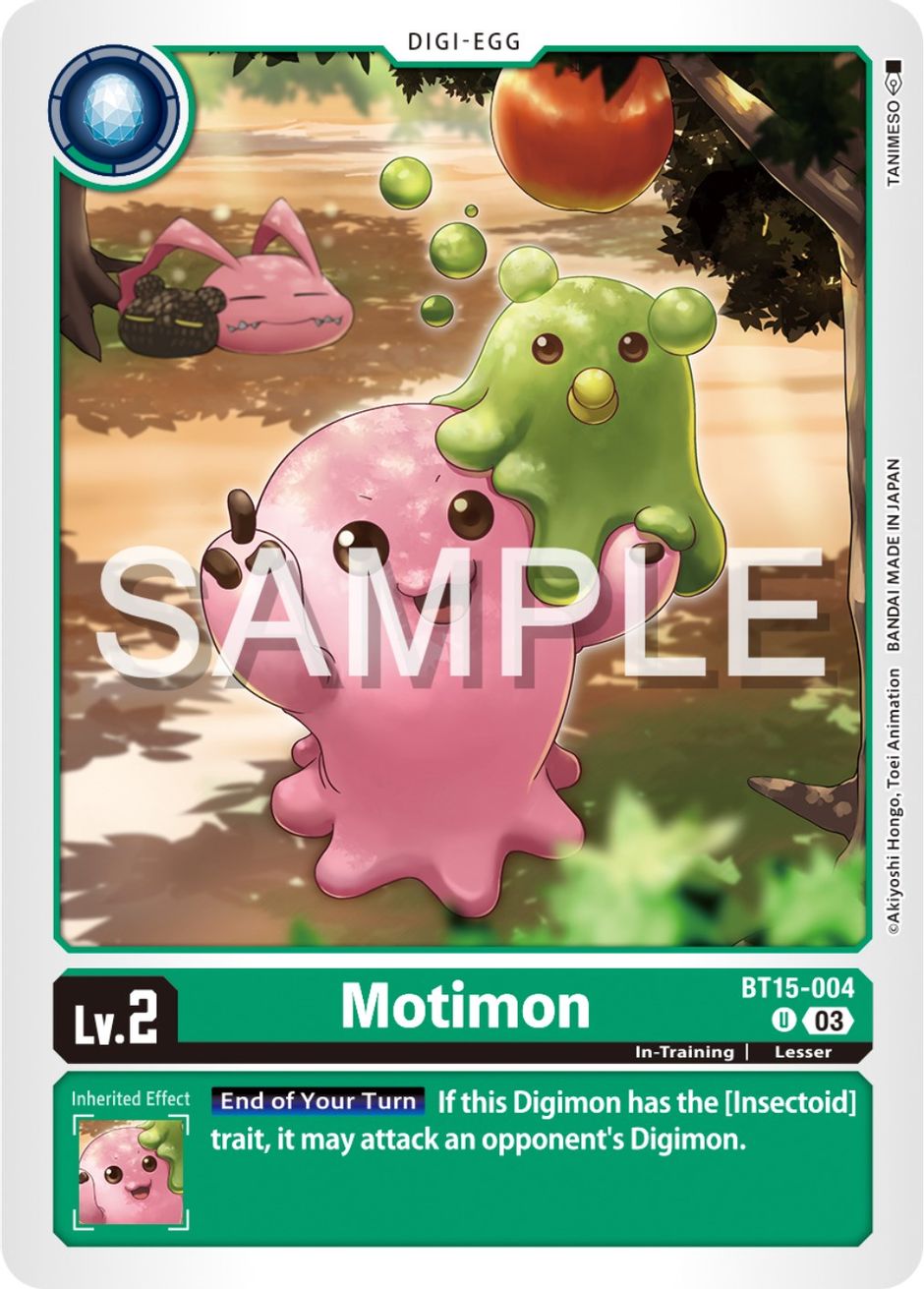 Motimon - Exceed Apocalypse - Digimon Card Game
