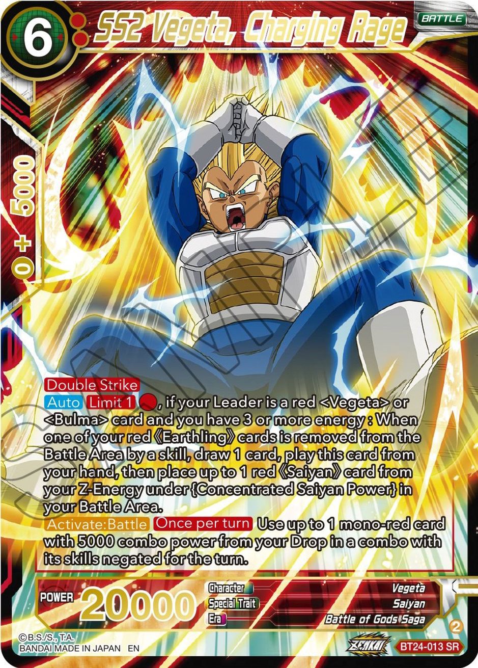 SS2 Vegeta, Charging Rage - Beyond Generations - Dragon Ball Super: Masters