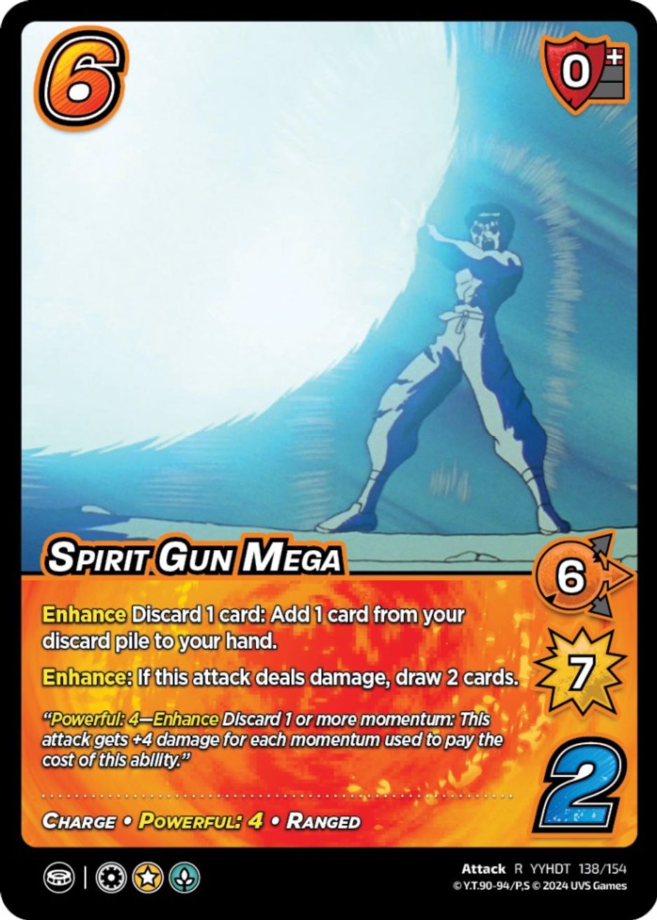 Spirit Gun Mega - Yu Yu Hakusho: Dark Tournament - UniVersus