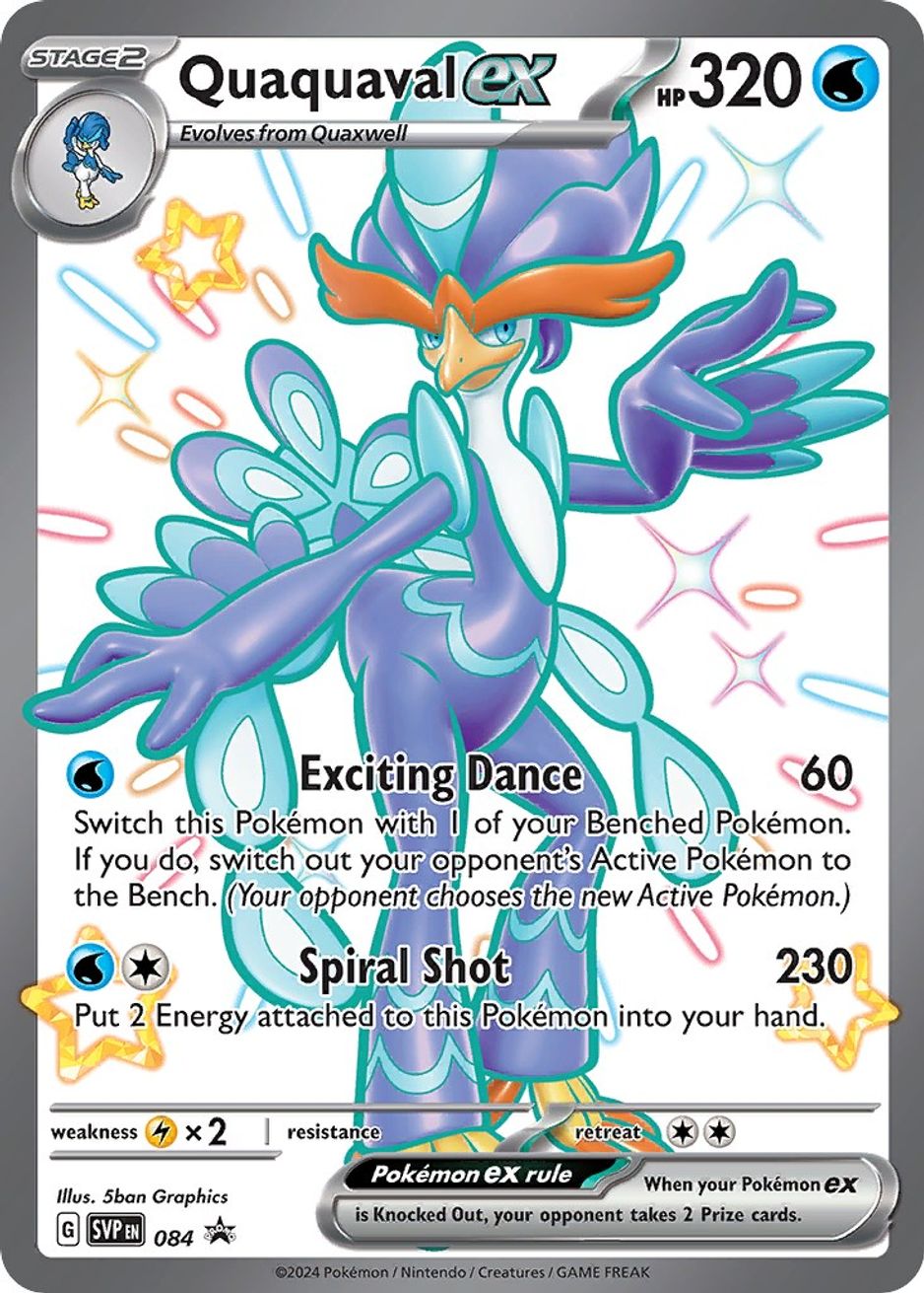 Quaquaval ex - 084 - SV: Scarlet & Violet Promo Cards - Pokemon