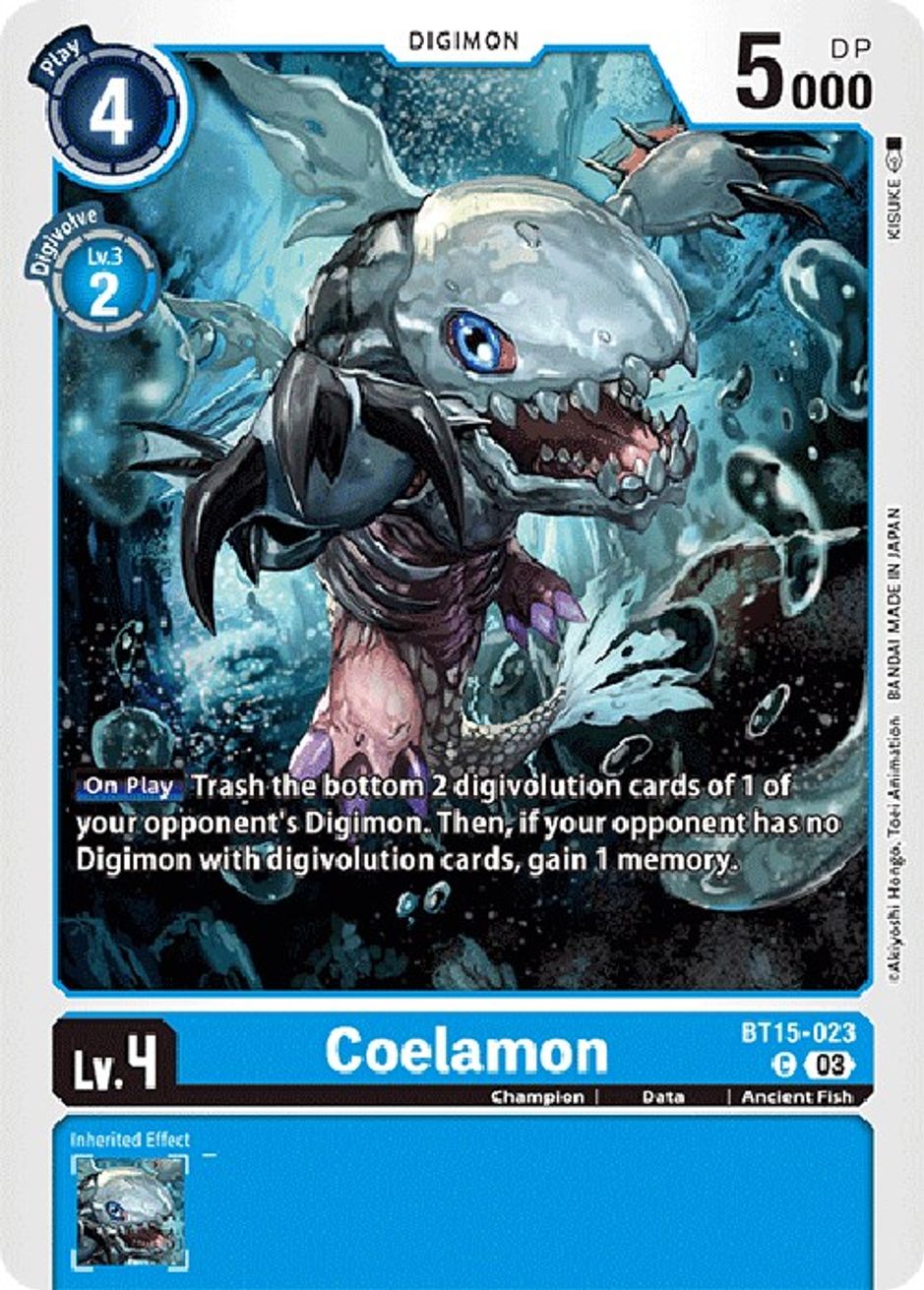 Coelamon - Exceed Apocalypse - Digimon Card Game