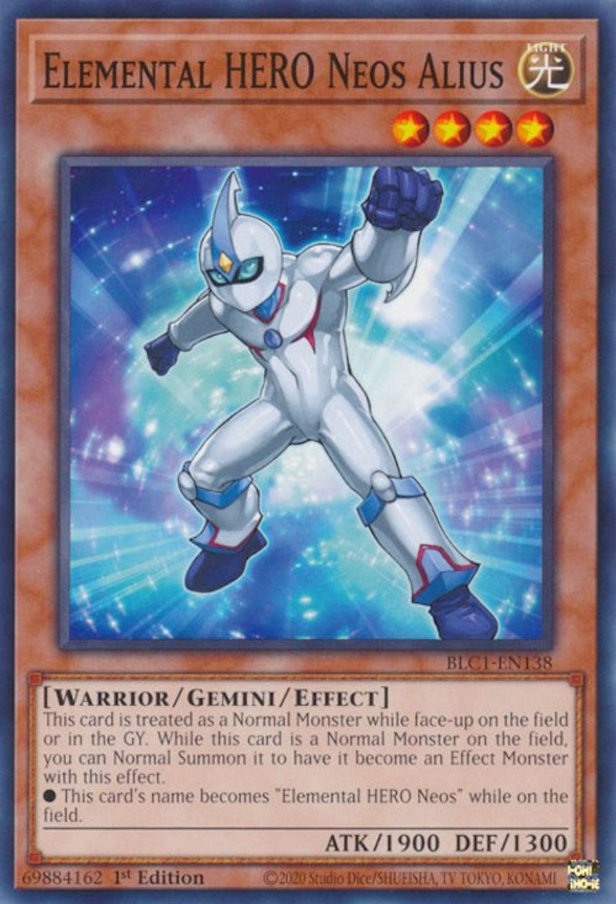 Elemental HERO Neos Alius - Battles of Legend: Chapter 1 - YuGiOh