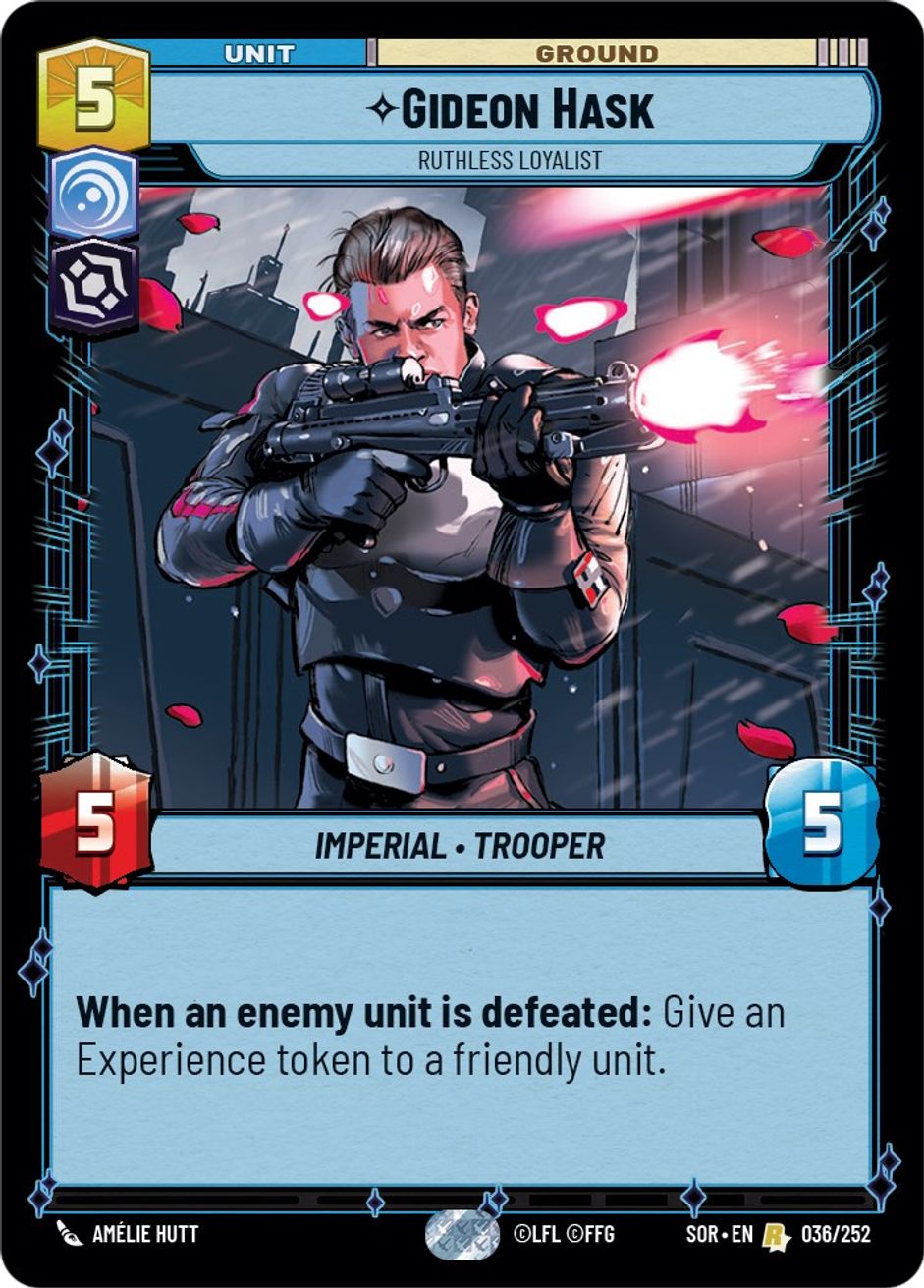 Gideon Hask - Ruthless Loyalist - Spark of Rebellion - Star Wars: Unlimited