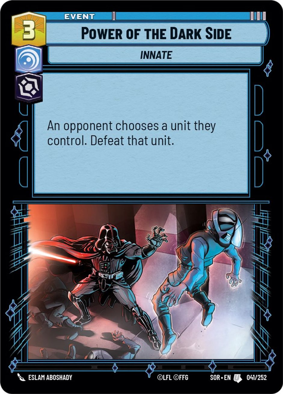 Power of the Dark Side - Spark of Rebellion - Star Wars: Unlimited - TCGplayer.com