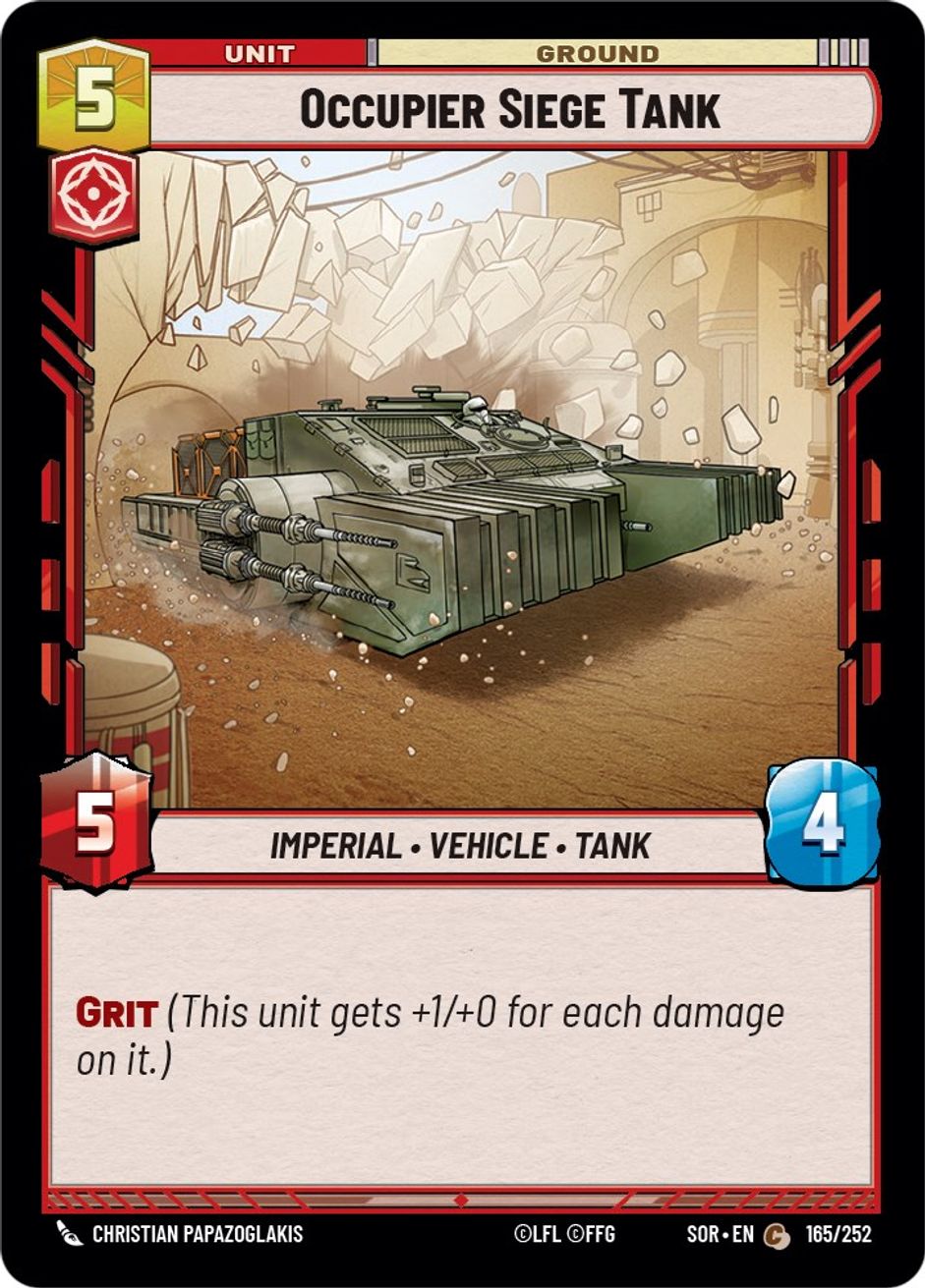 Occupier Siege Tank - Spark of Rebellion - Star Wars: Unlimited