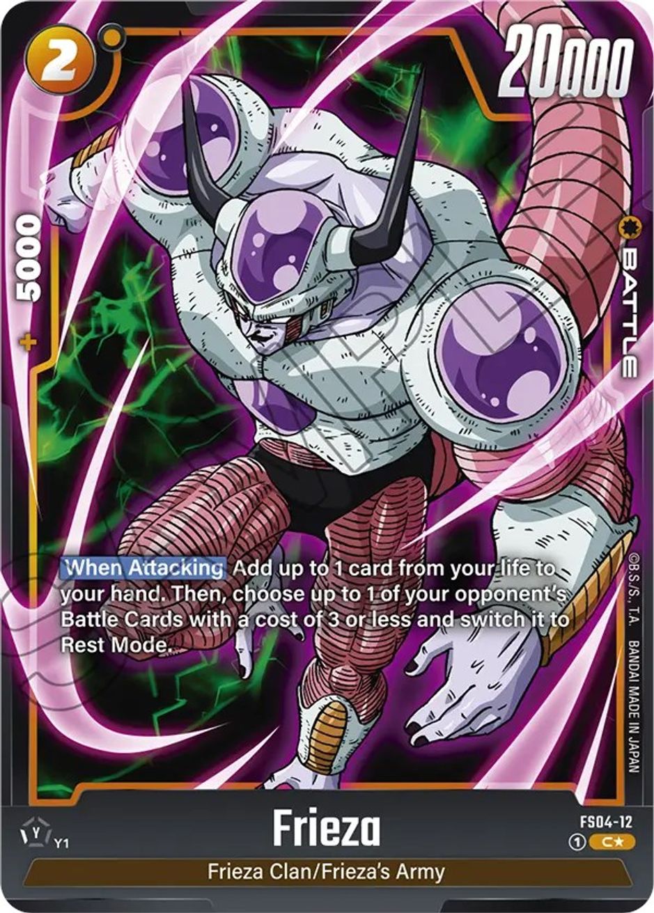 Frieza - FS04-12 (Bonus Pack Alternate Art) - Starter Deck 4: Frieza - Dragon Ball Super: Fusion ...