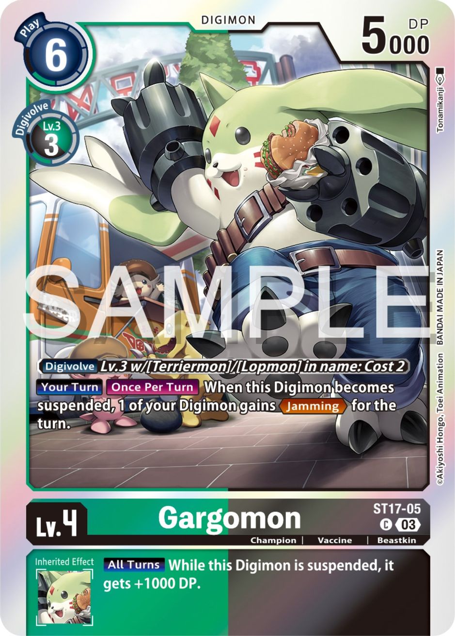 Gargomon - Starter Deck 17: Double Typhoon Advanced Deck Set - Digimon ...
