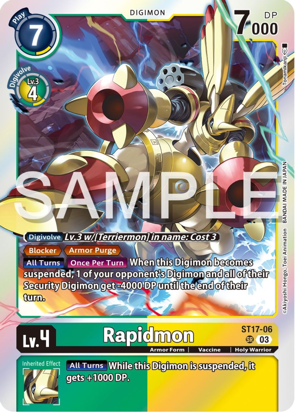 Rapidmon - ST17-06 - Starter Deck 17: Double Typhoon Advanced Deck Set ...
