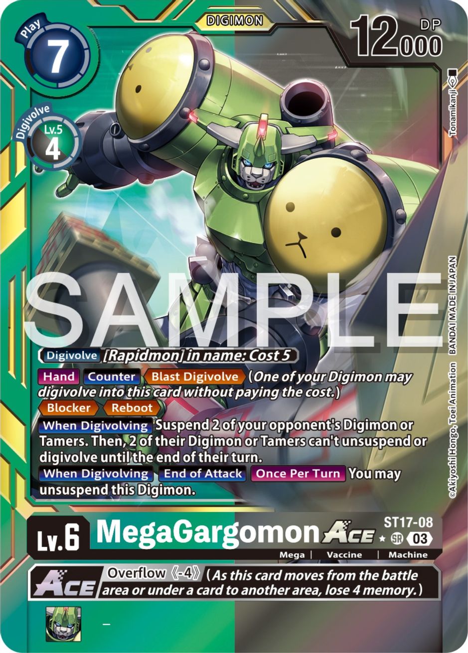 MegaGargomon ACE (Advanced Deck Set Double Typhoon Secret Pack ...