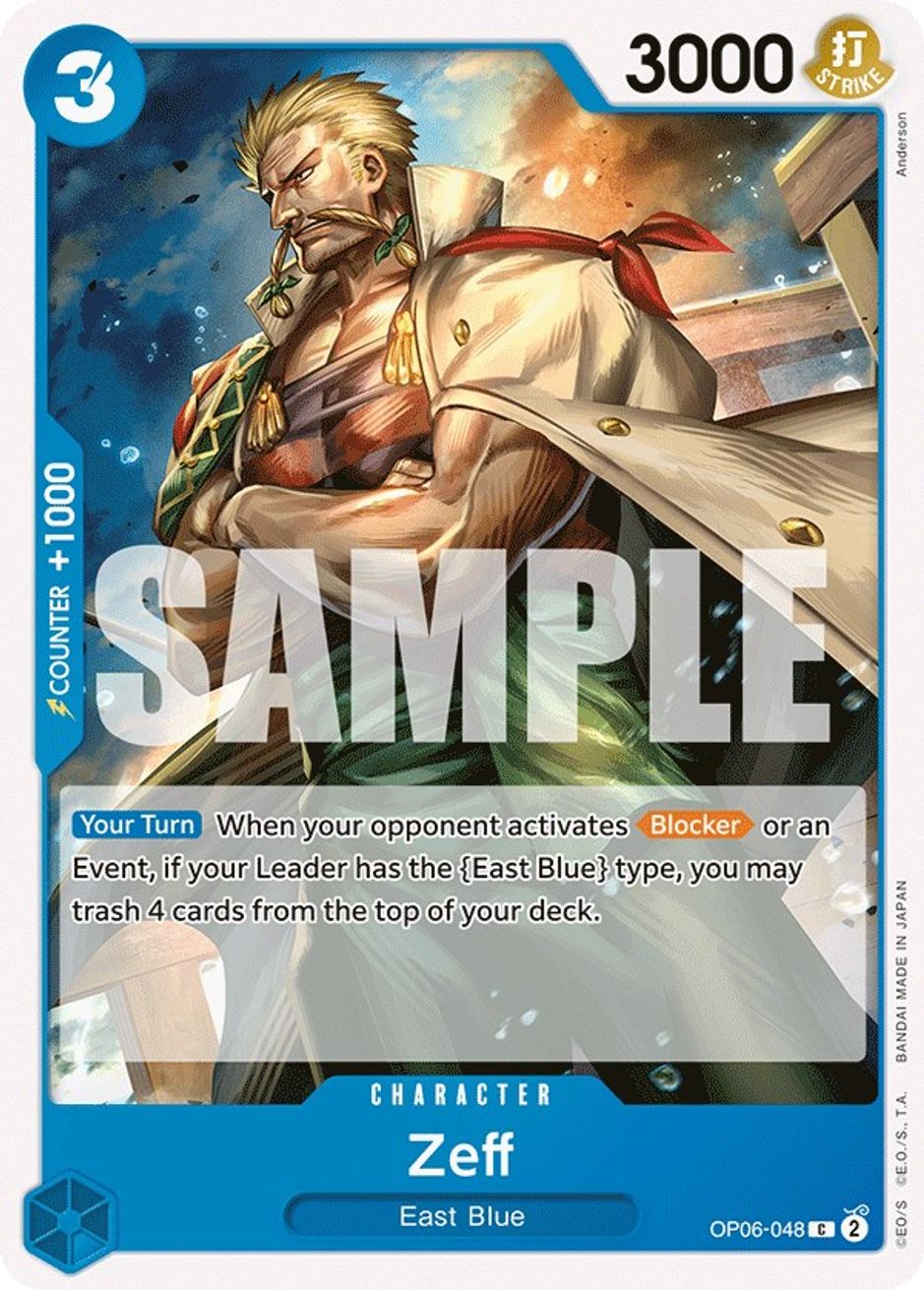 Zeff - Wings of the Captain - One Piece Card Game