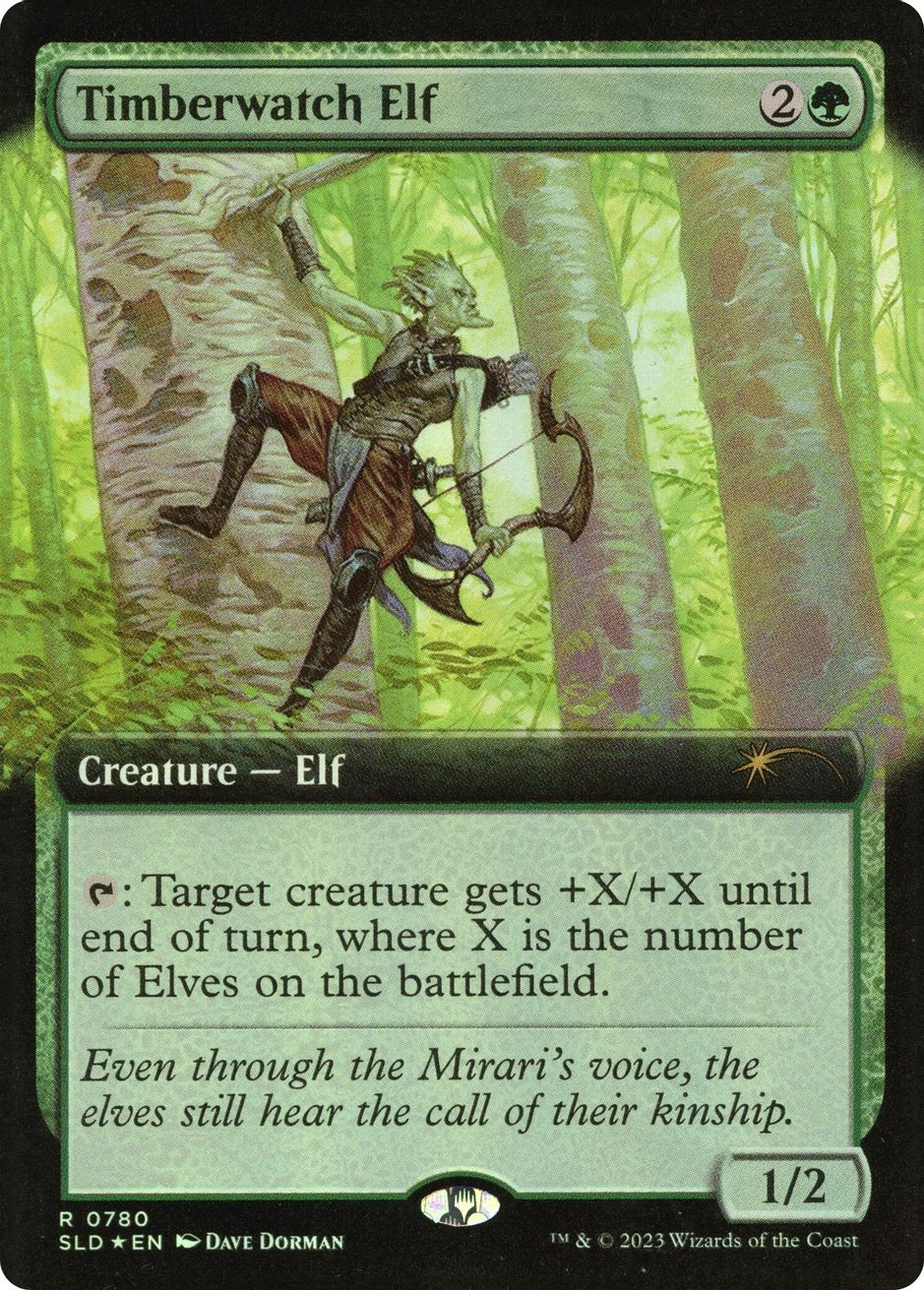 Timberwatch Elf (Extended Art) - Secret Lair Drop Series - Magic: The ...