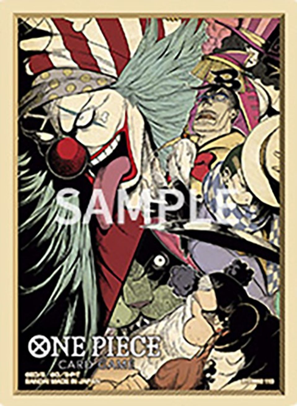 One Piece Card Game: Official Card Sleeve Limited Edition - Buggy (70 ...
