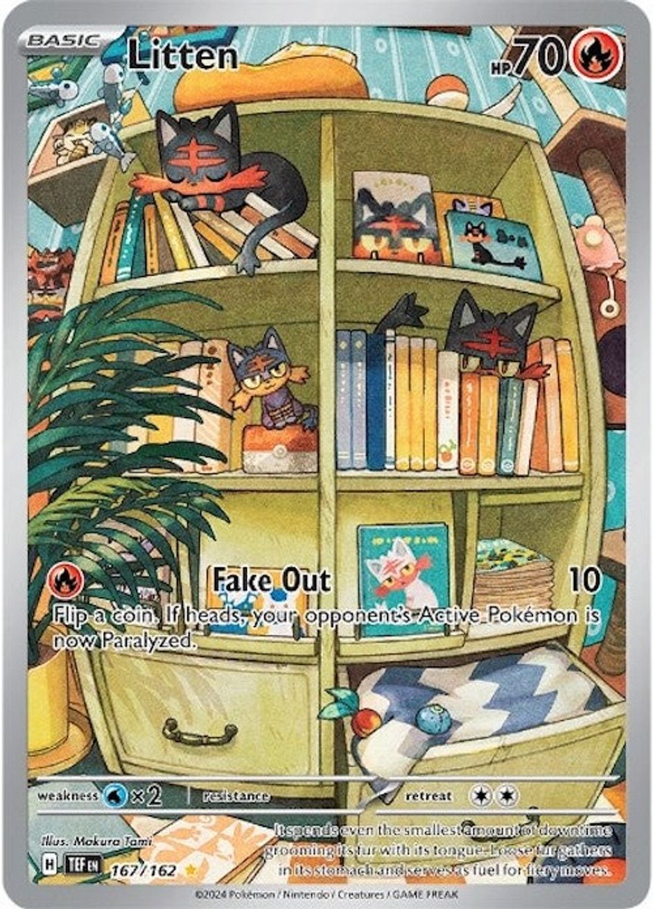 Litten - 167/162 - SV05: Temporal Forces - Pokemon