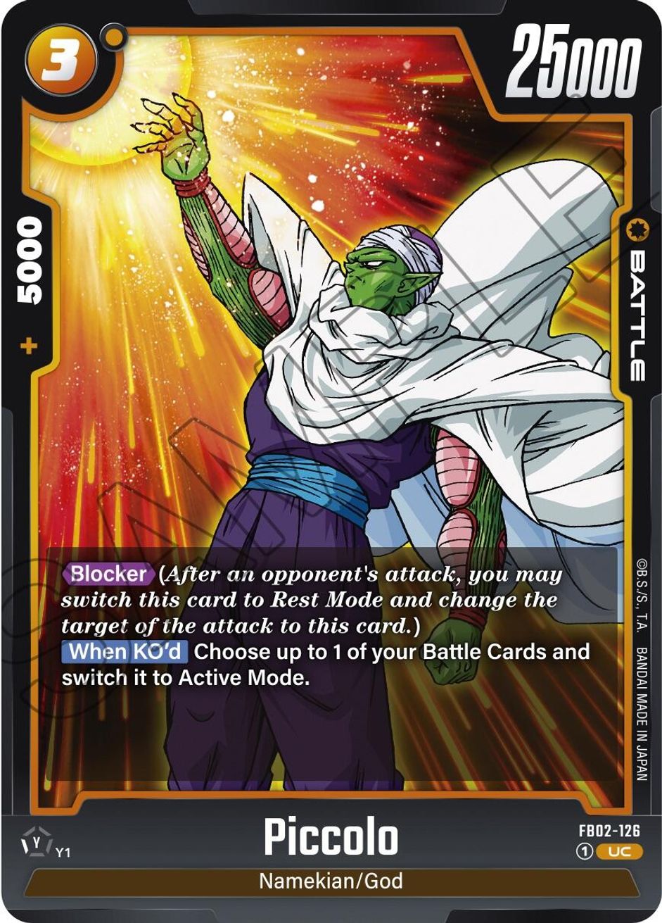 Piccolo - FB02-126 - Blazing Aura - Dragon Ball Super: Fusion World