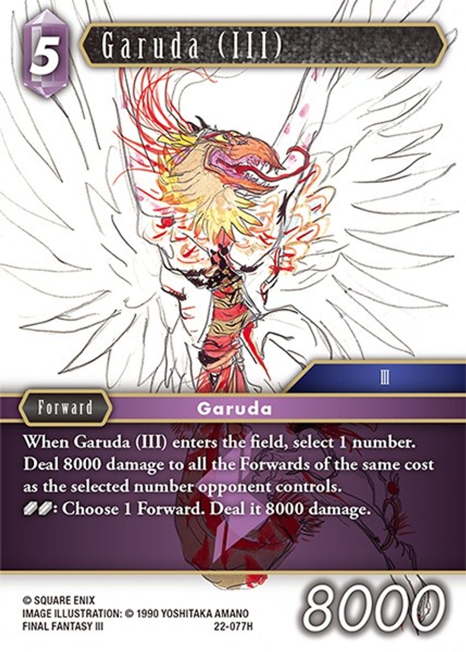 Garuda (III) - Hidden Hope - Final Fantasy TCG