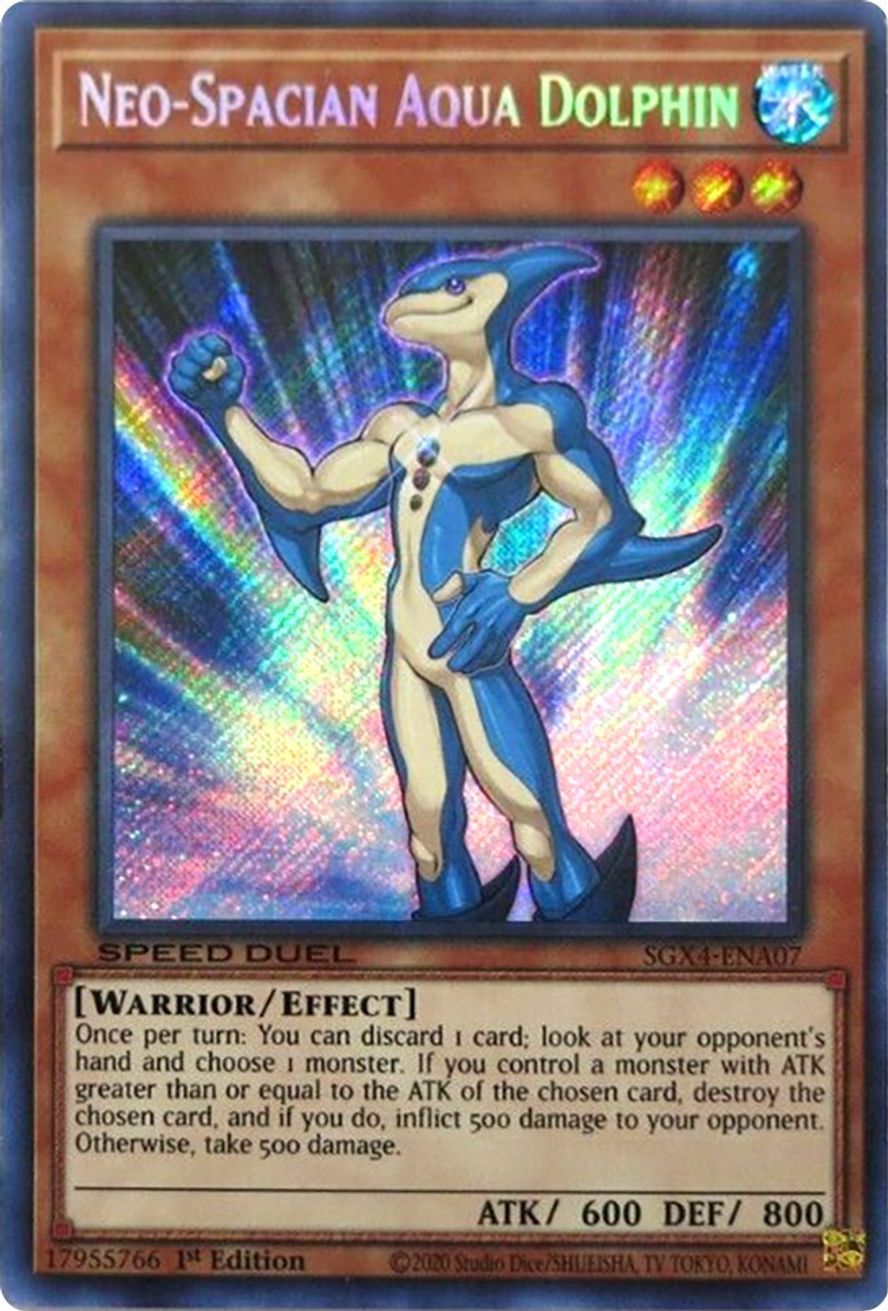 Neo-Spacian Aqua Dolphin (Secret Rare) - Speed Duel GX: Midterm ...