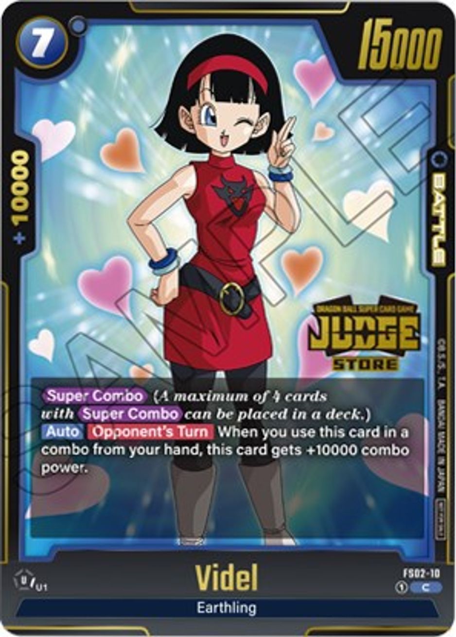 Videl (Judge Pack (Store Judge) 01) - Tournament and Championship Promos - Dragon Ball Super ...