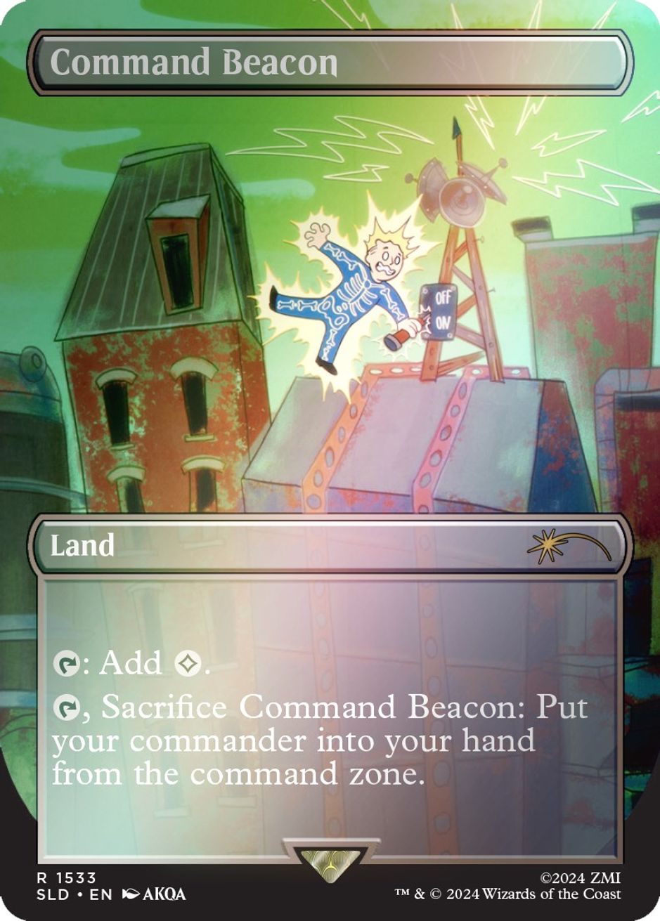 Command Beacon (Rainbow Foil) - Secret Lair Drop Series - Magic: The ...