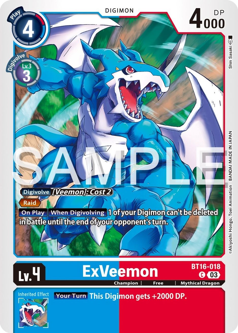 ExVeemon - Beginning Observer - Digimon Card Game