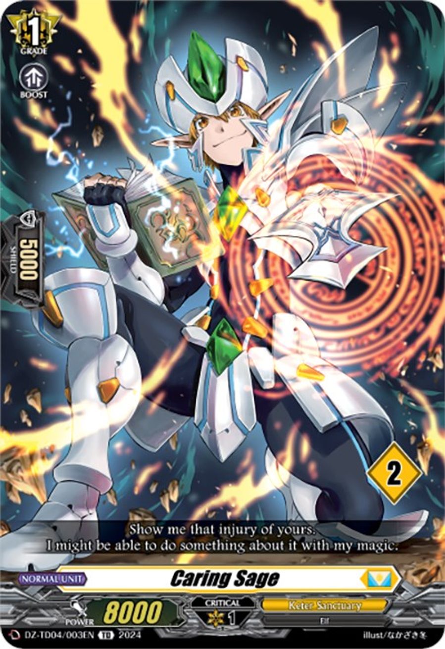 Caring Sage (2) - DZ-TD04: Start Up Trial Deck "Keter Sanctuary" - Cardfight Vanguard