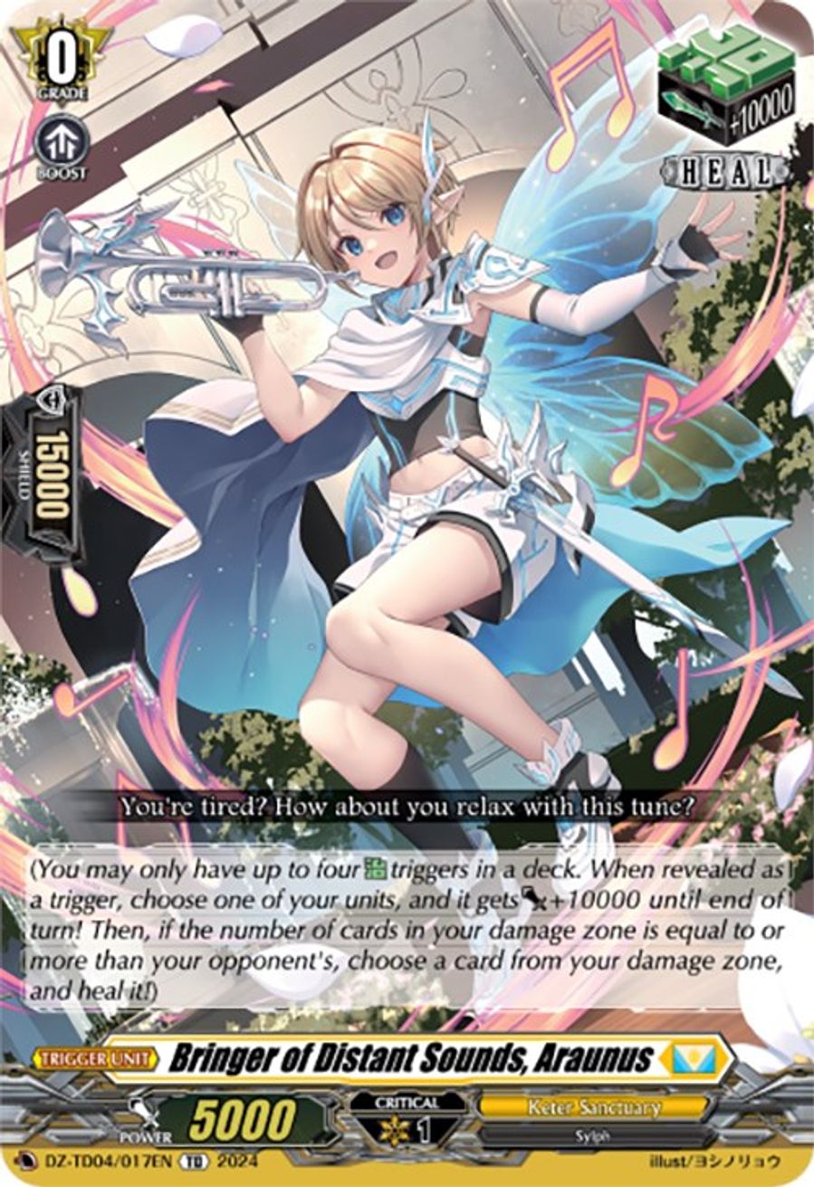 Bringer of Distant Sounds, Araunus - DZ-TD04: Start Up Trial Deck "Keter Sanctuary" - Cardfight ...