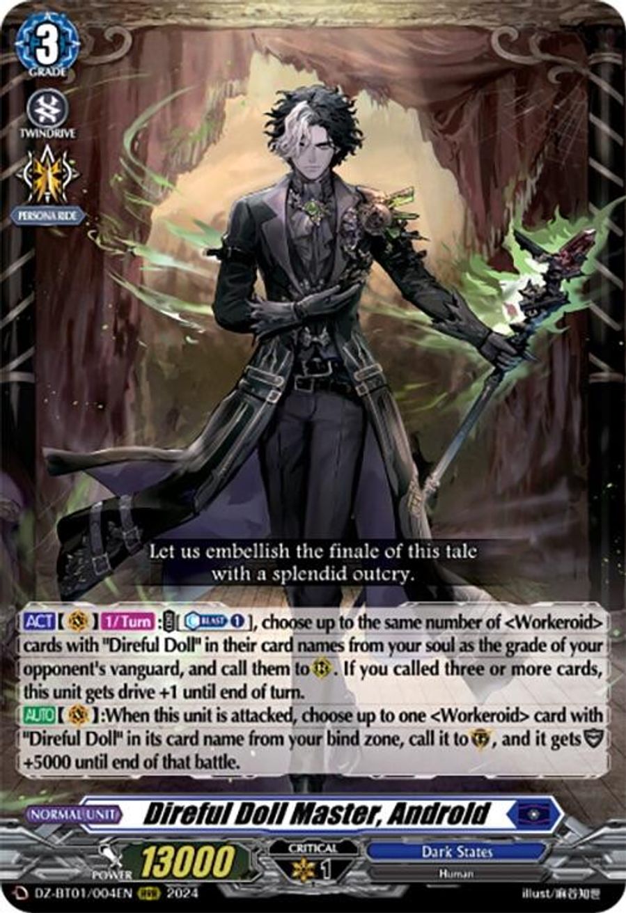 Direful Doll Master, Androld - Fated Clash - Cardfight Vanguard