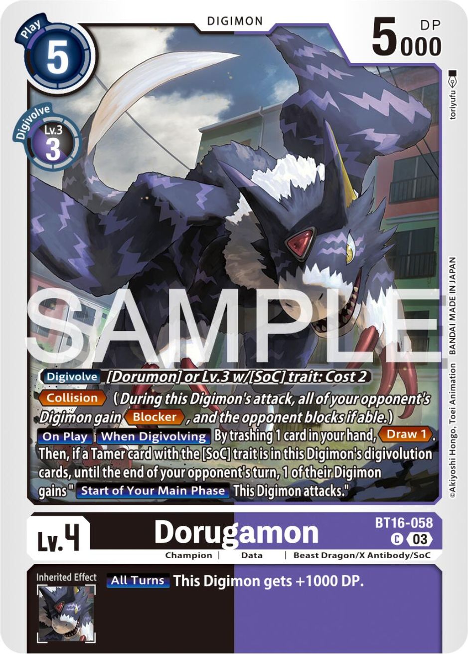 Dorugamon - Beginning Observer - Digimon Card Game