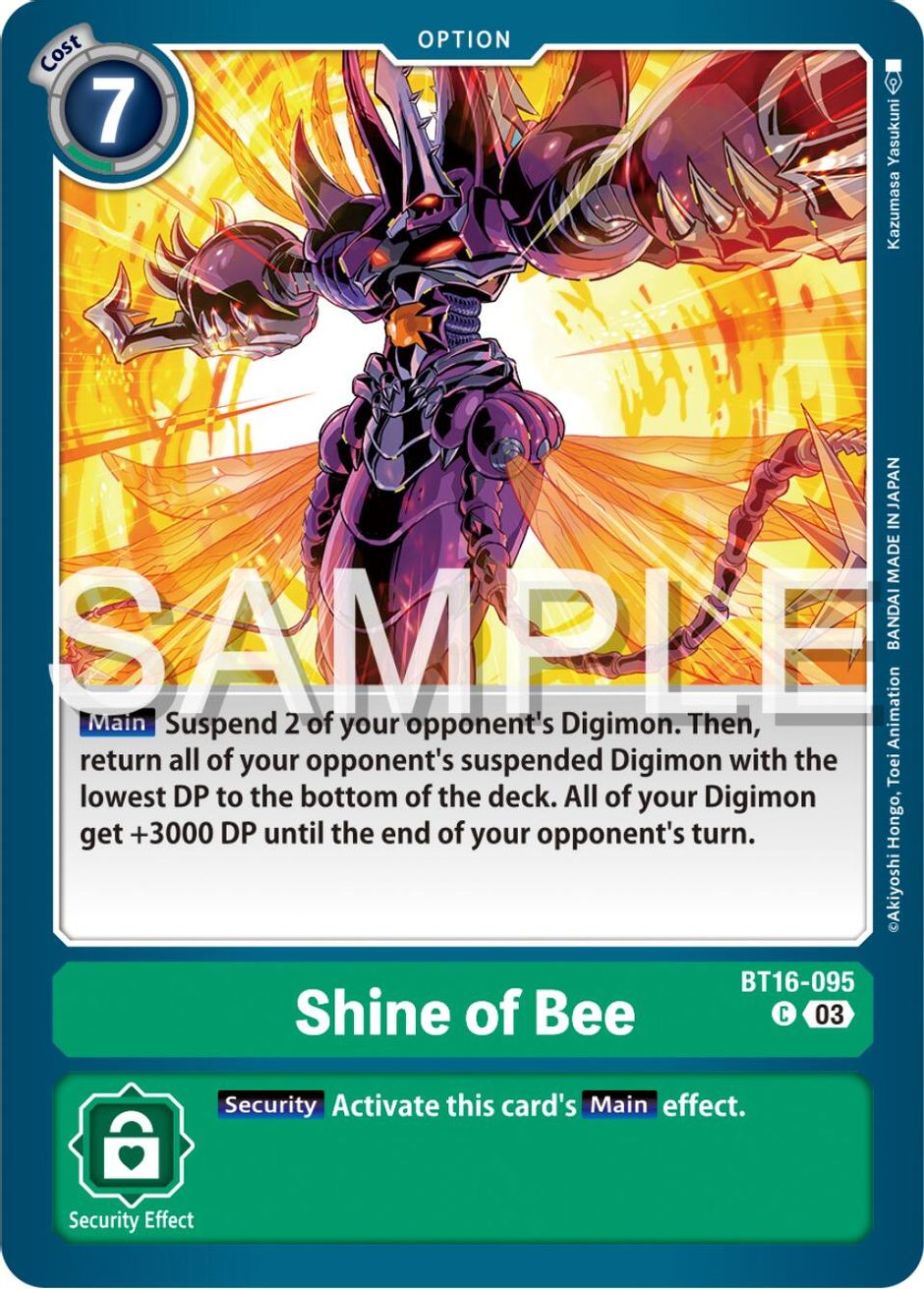 Shine of Bee - Beginning Observer - Digimon Card Game