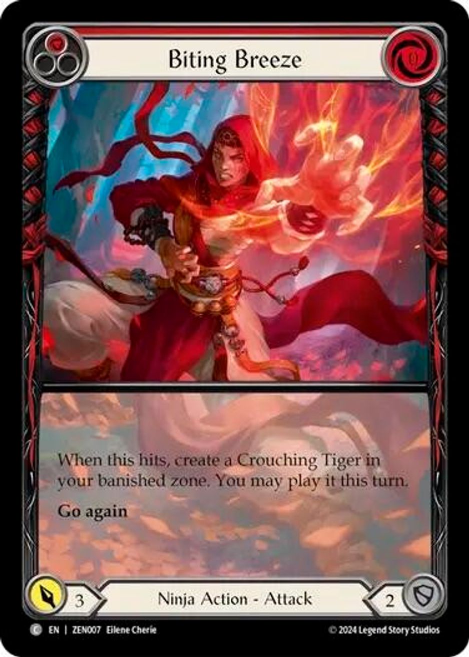 Biting Breeze (Red) - Blitz Deck: Part the Mistveil - Zen - Flesh and ...
