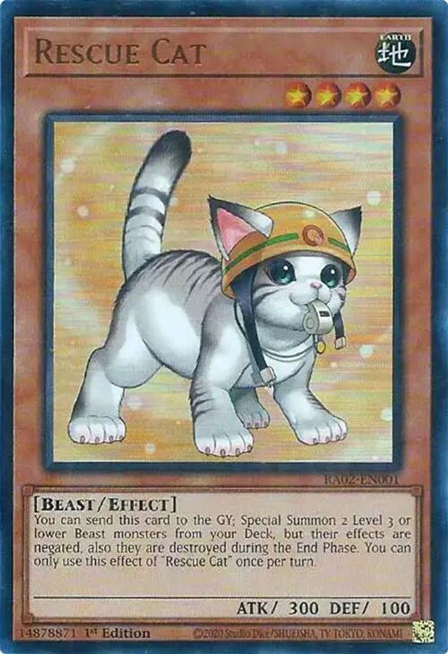 Rescue Cat (Alternate Art) (UR) - 25th Anniversary Rarity Collection II ...