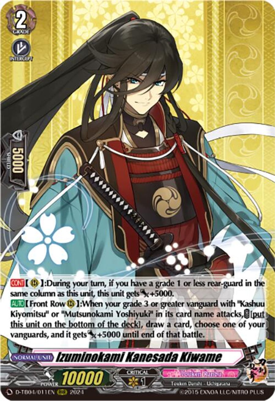 Izuminokami Kanesada Kiwame - D-TB04: Touken Ranbu ONLINE 2023 - Cardfight Vanguard