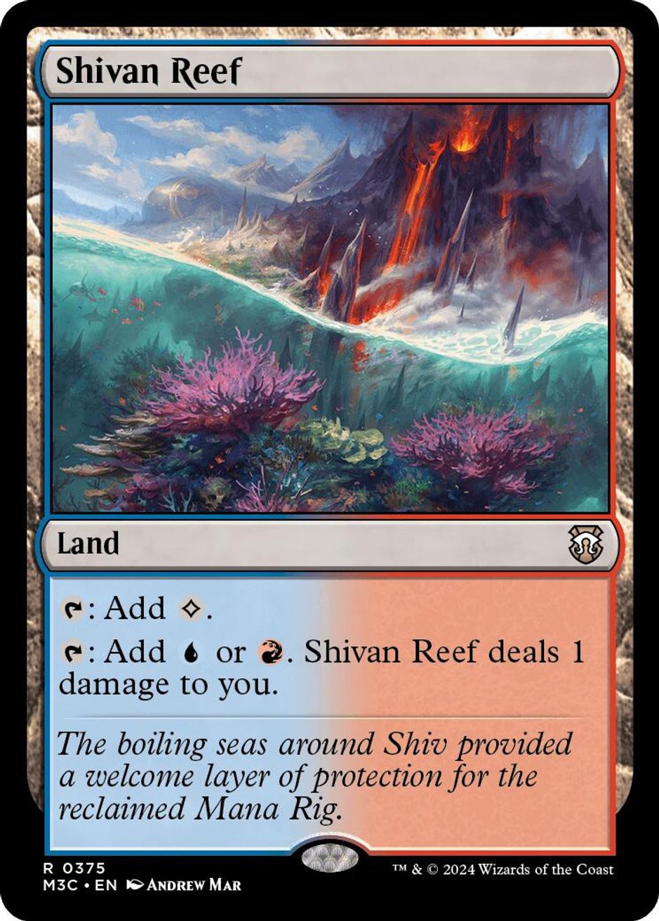 Shivan Reef (Ripple Foil) - Commander: Modern Horizons 3 - Magic: The ...