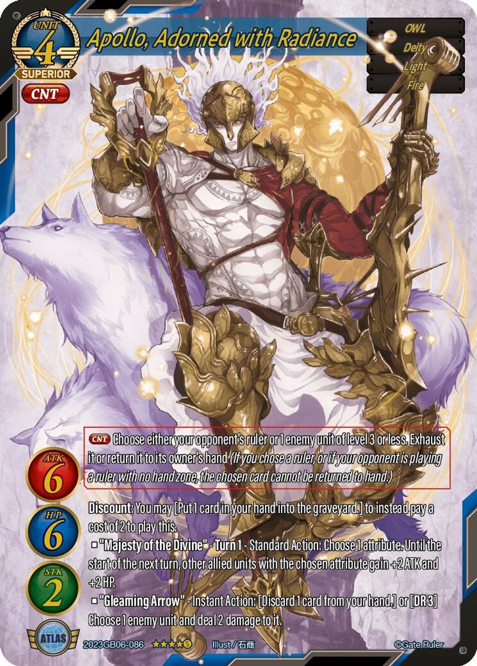 Apollo, Adorned with Radiance - The Demonic & the Divine - Gate Ruler