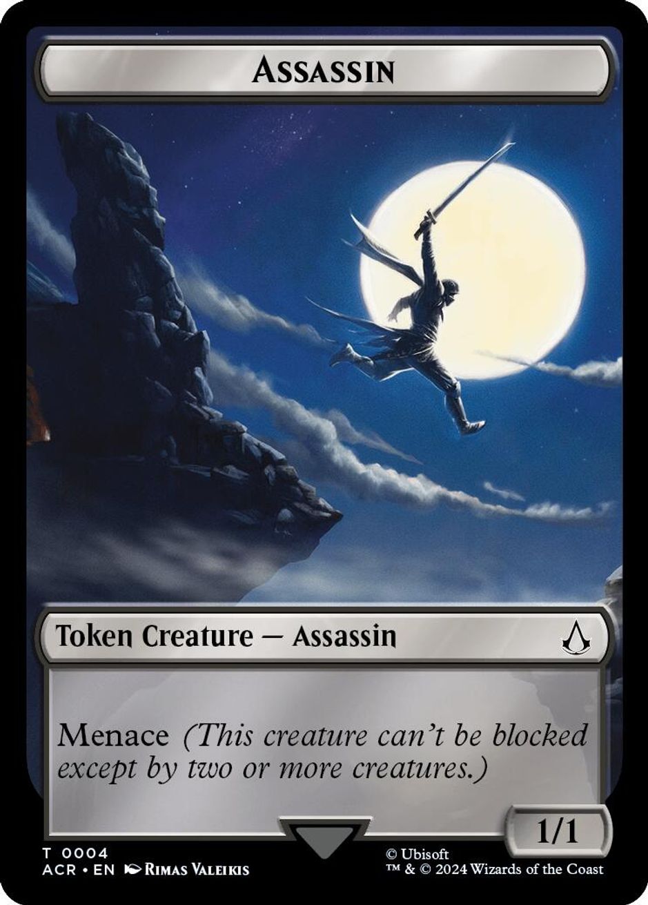 Assassin // Emblem - The Capitoline Triad Double-Sided Token ...