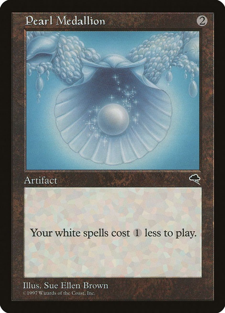 Pearl Medallion - Tempest - Magic: The Gathering
