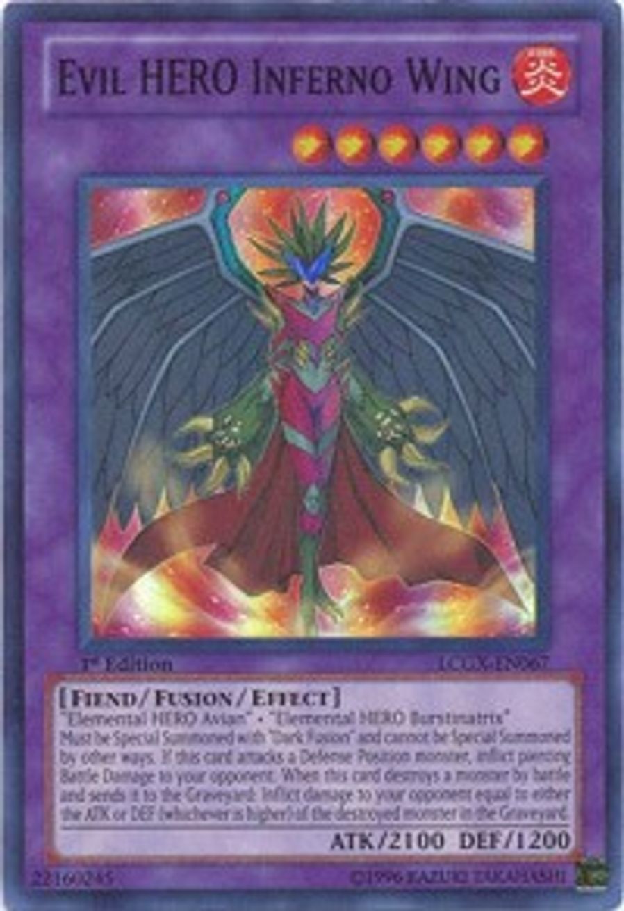 Evil HERO Inferno Wing - Legendary Collection 2 - YuGiOh