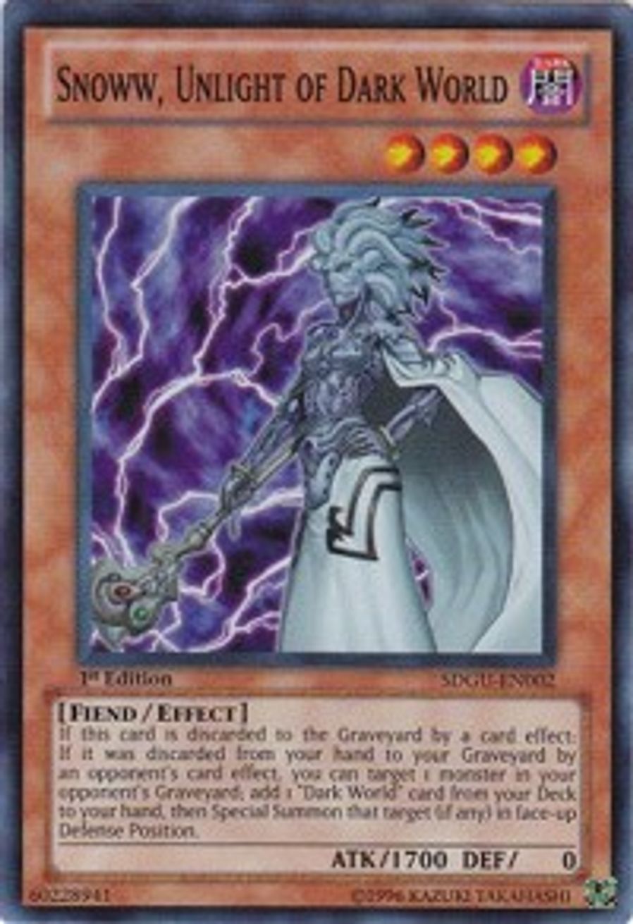 Snoww, Unlight of Dark World - Structure Deck: Gates of the Underworld ...