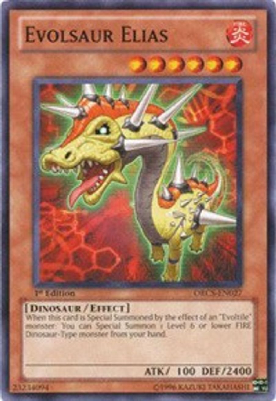 Evolsaur Elias - Order of Chaos - YuGiOh