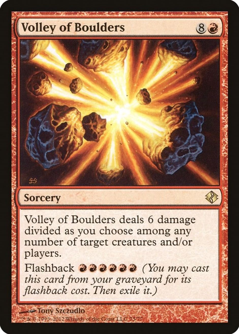 Volley of Boulders - Duel Decks: Venser vs. Koth - Magic: The Gathering
