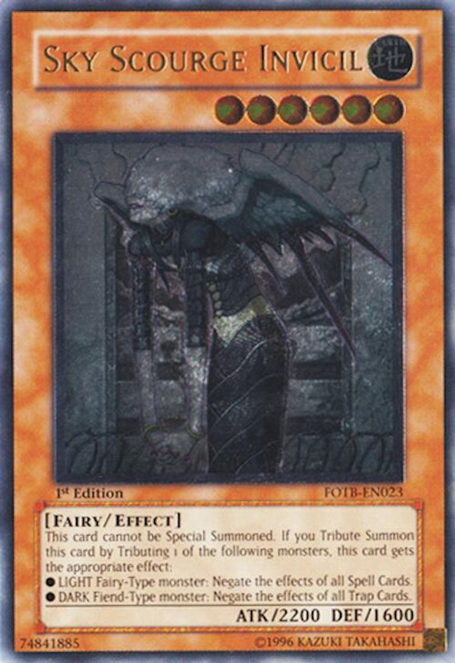 Sky Scourge Invicil (UTR) - Force of the Breaker - YuGiOh
