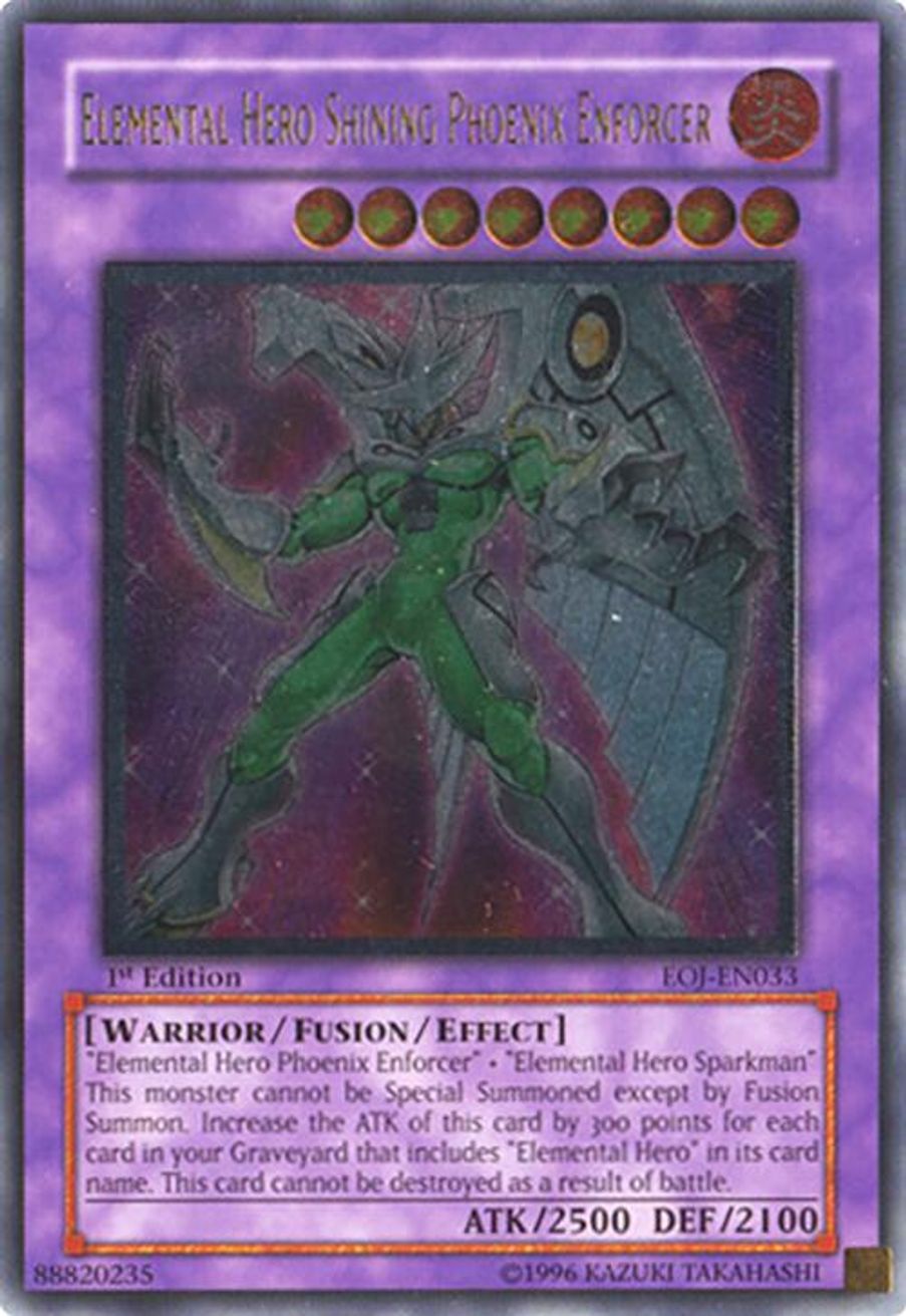 Elemental Hero Shining Phoenix Enforcer (UTR) - Enemy of Justice - YuGiOh
