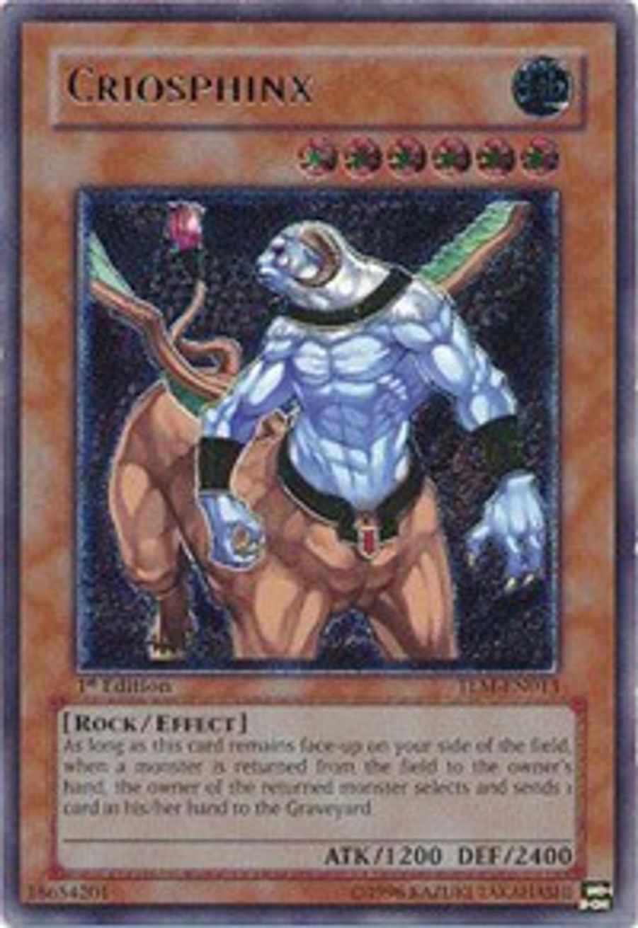 Criosphinx (UTR) - The Lost Millennium - YuGiOh