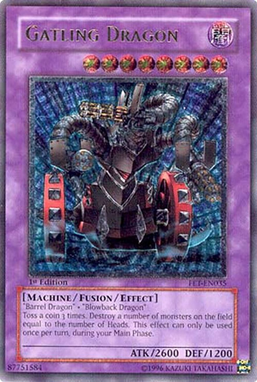 Gatling Dragon (UTR) - Flaming Eternity - YuGiOh